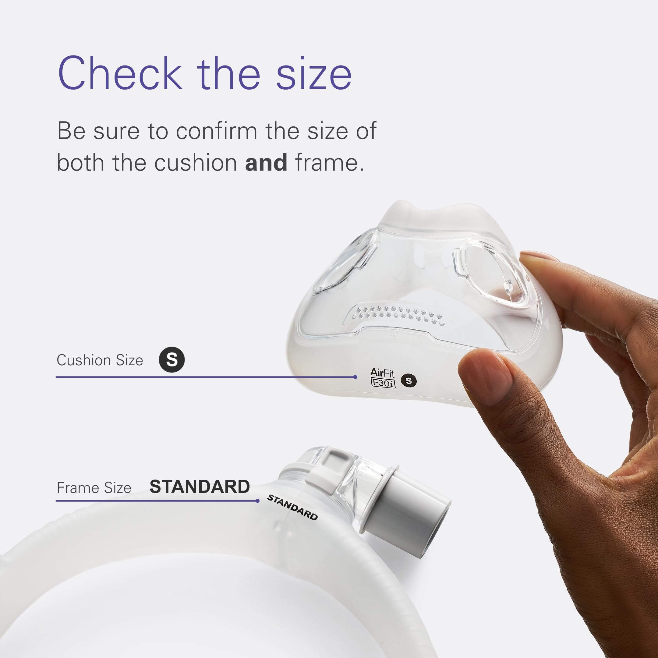 ResMedAirFit F30i Standard Replacement Frame System (Without Headgear ...