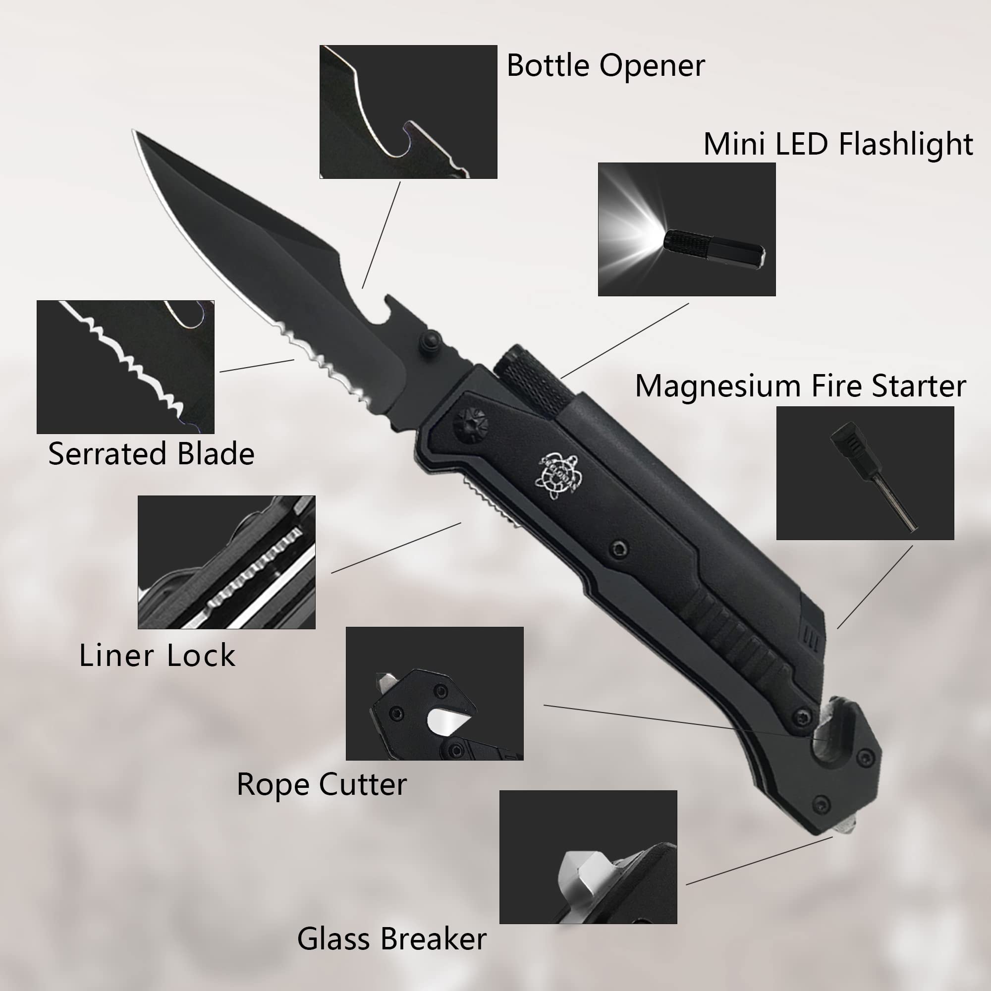 Snapklik.com : CHELONIAN 8.5" Military Outdoor Hunting Camping Pocket ...