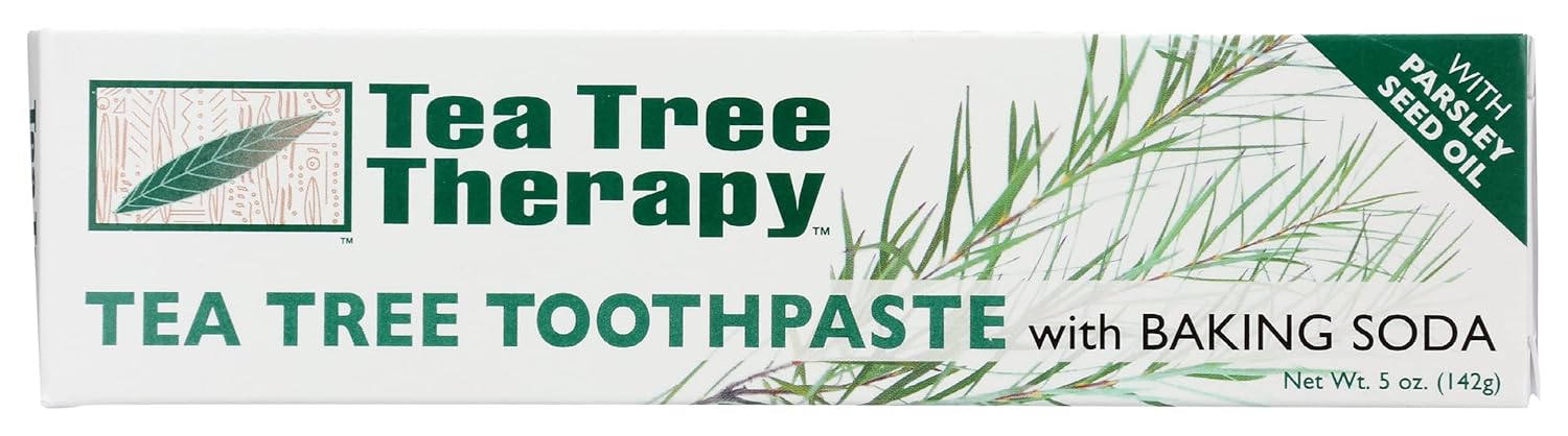 Amazon.com : Tea Tree Therapy Tea Tree Toothpaste with Baking Soda ...