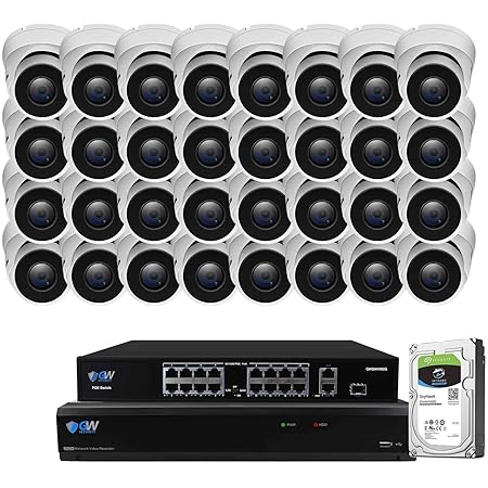 Amazon.com : GW Security 32 Channel PoE NVR UltraHD 4K Smart AI ...