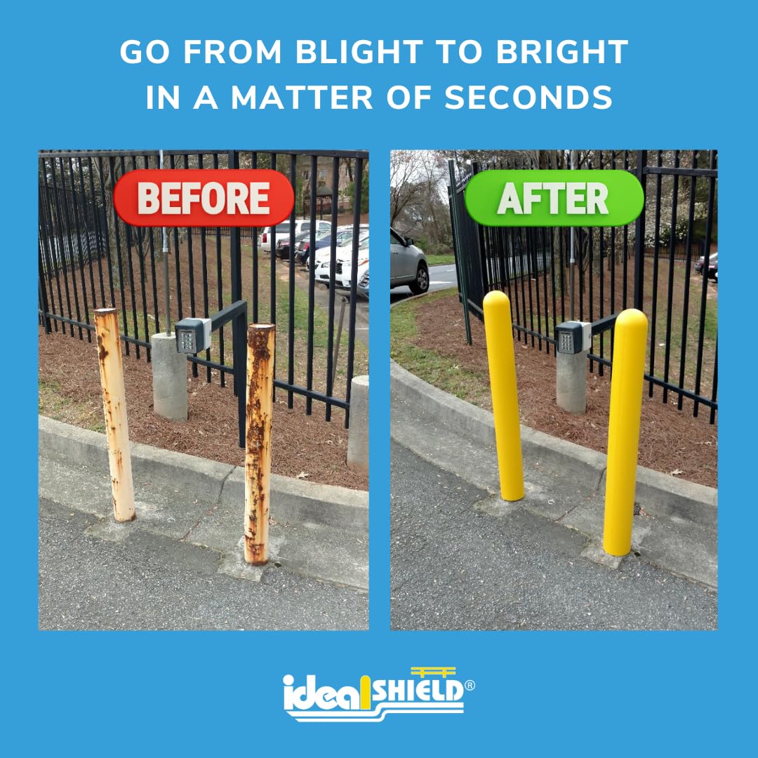 Ideal Shield Bollard Cover Ideal Shield Ideal Shield's Custom Gray