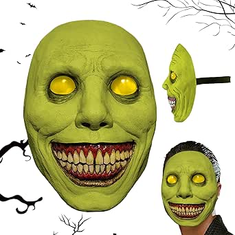 Amazon.com: Creepy Halloween Mask, 2025 New Scary Halloween Mask for ...