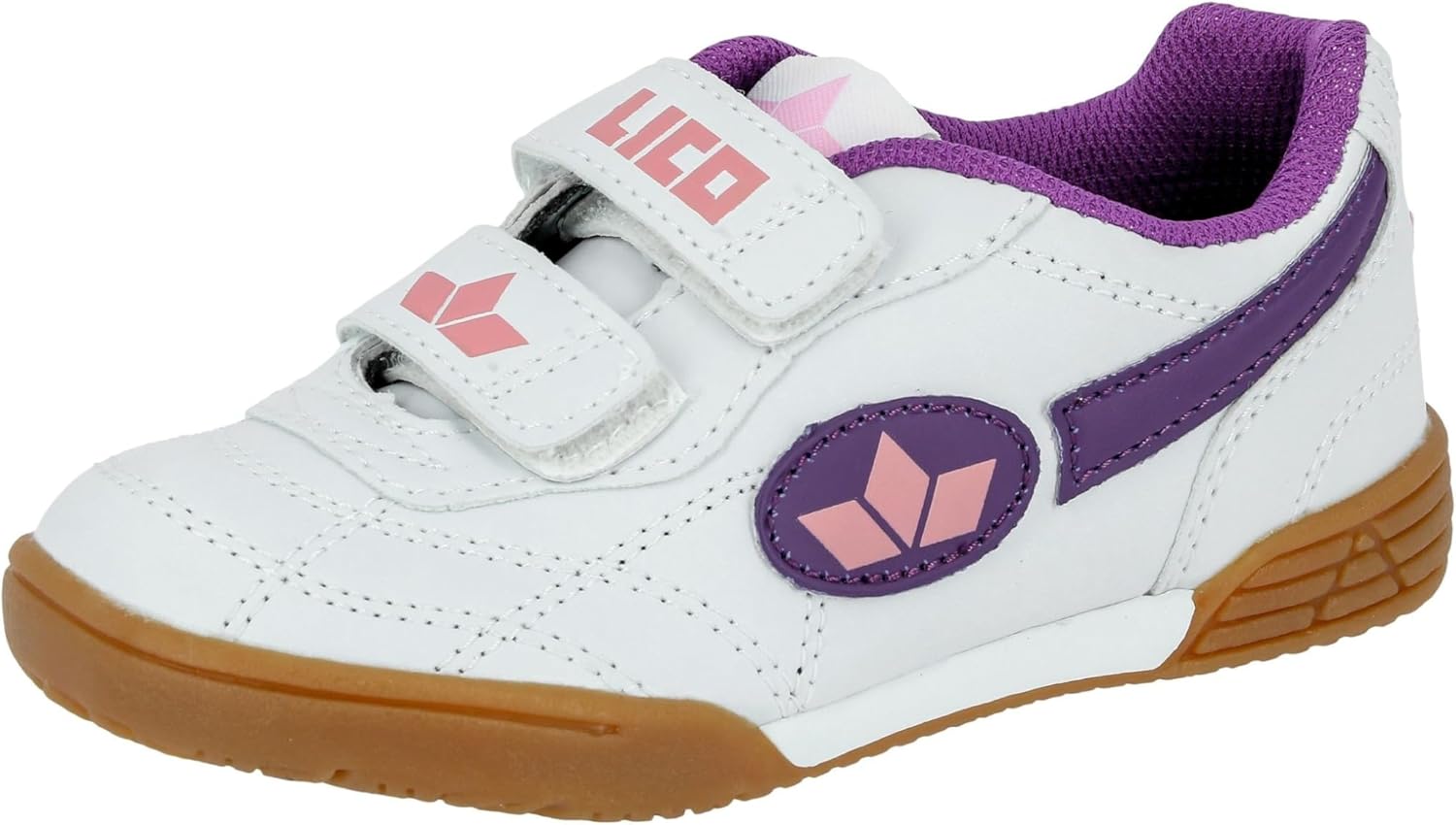 Lico Unisex Child Bernie V Multisport Indoor Shoes, White Weiss Lila ...
