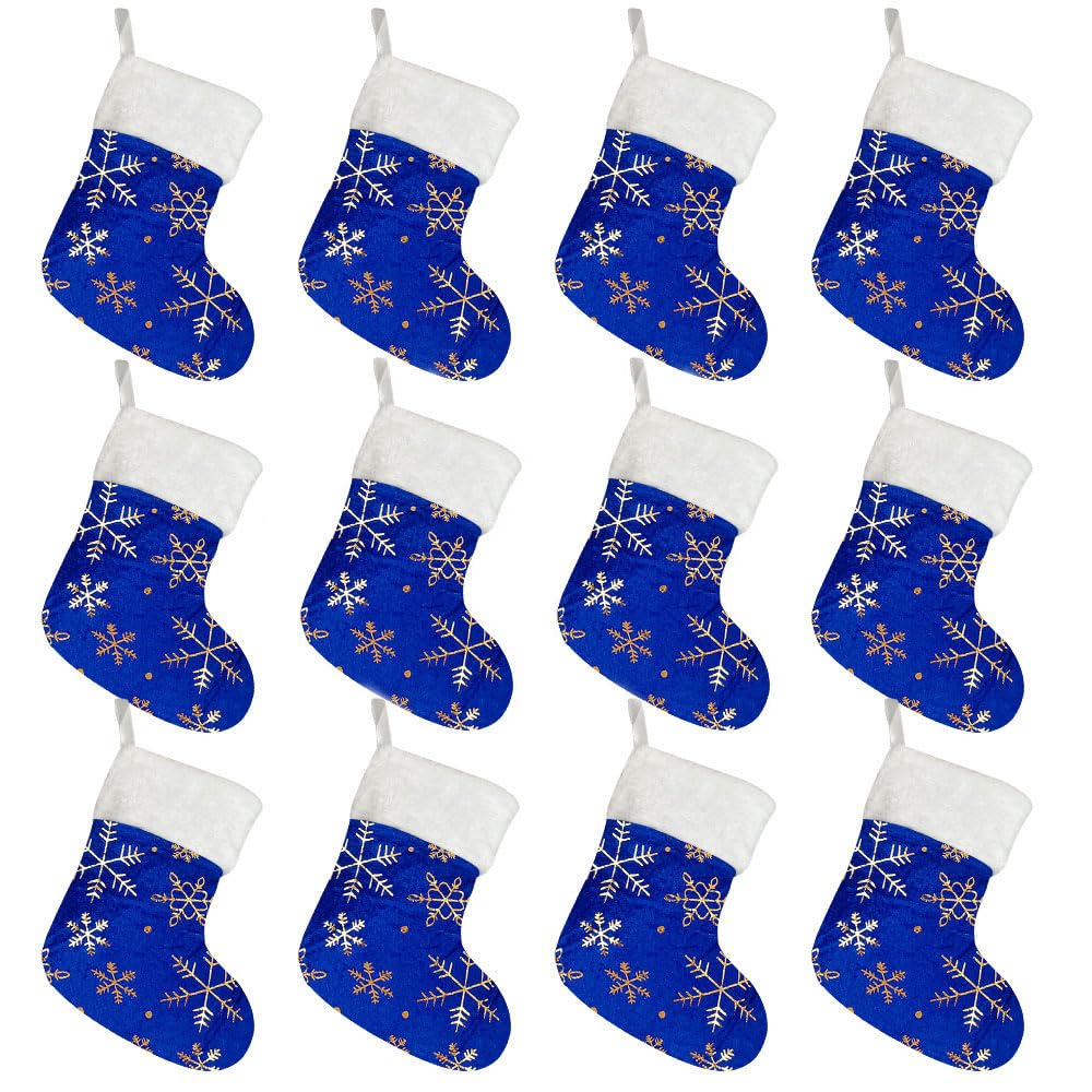 Amazon.com: GlyinnHe 12Pack Christmas Mini Stockings, 7 inches Xmas ...