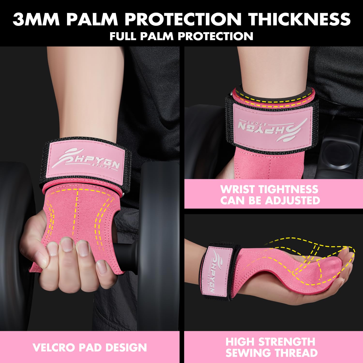 Snapklik.com : Lifting Straps, Gym Hand Grips, Weight Lifting Wrist ...