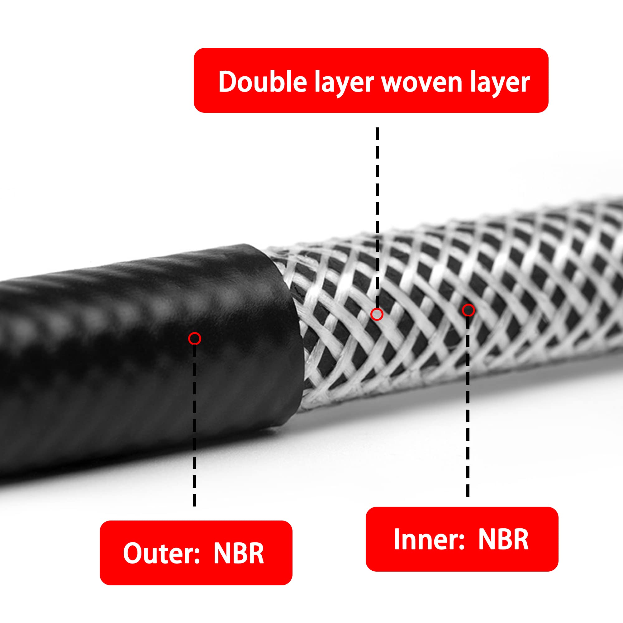 Snapklik.com : Fuel Line Hose 5/8 Inch ID Fuel Rubber NBR Tube Hose For ...