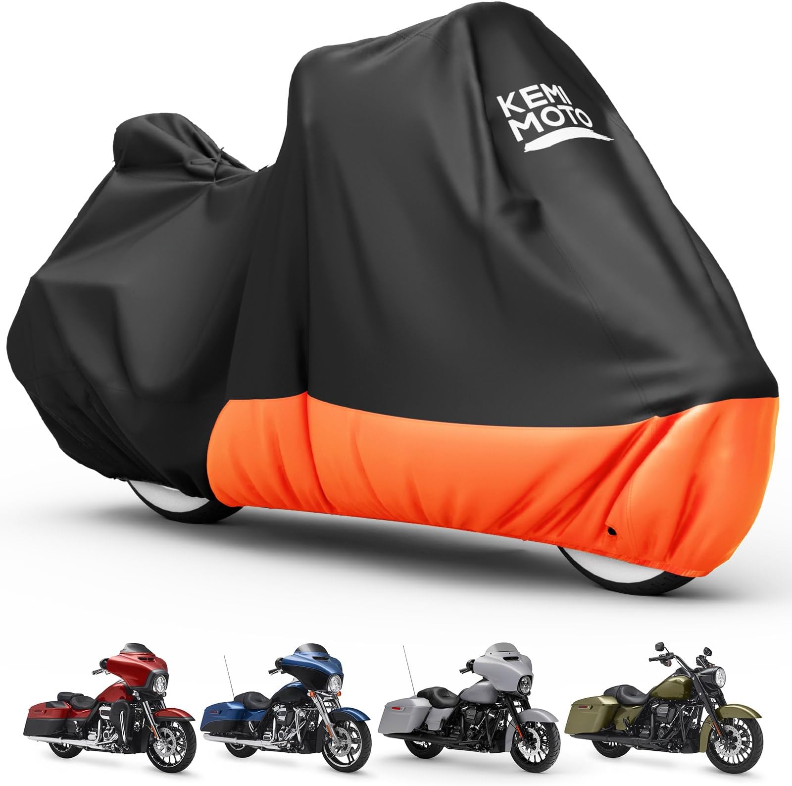 Amazon.com: KEMIMOTO Motorcycle Cover Compatible with Touring Models ...