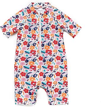 Bonverano Baby Girls Sunsuit/Swimsuit UPF 50+ Sun Protection One Pieces ...