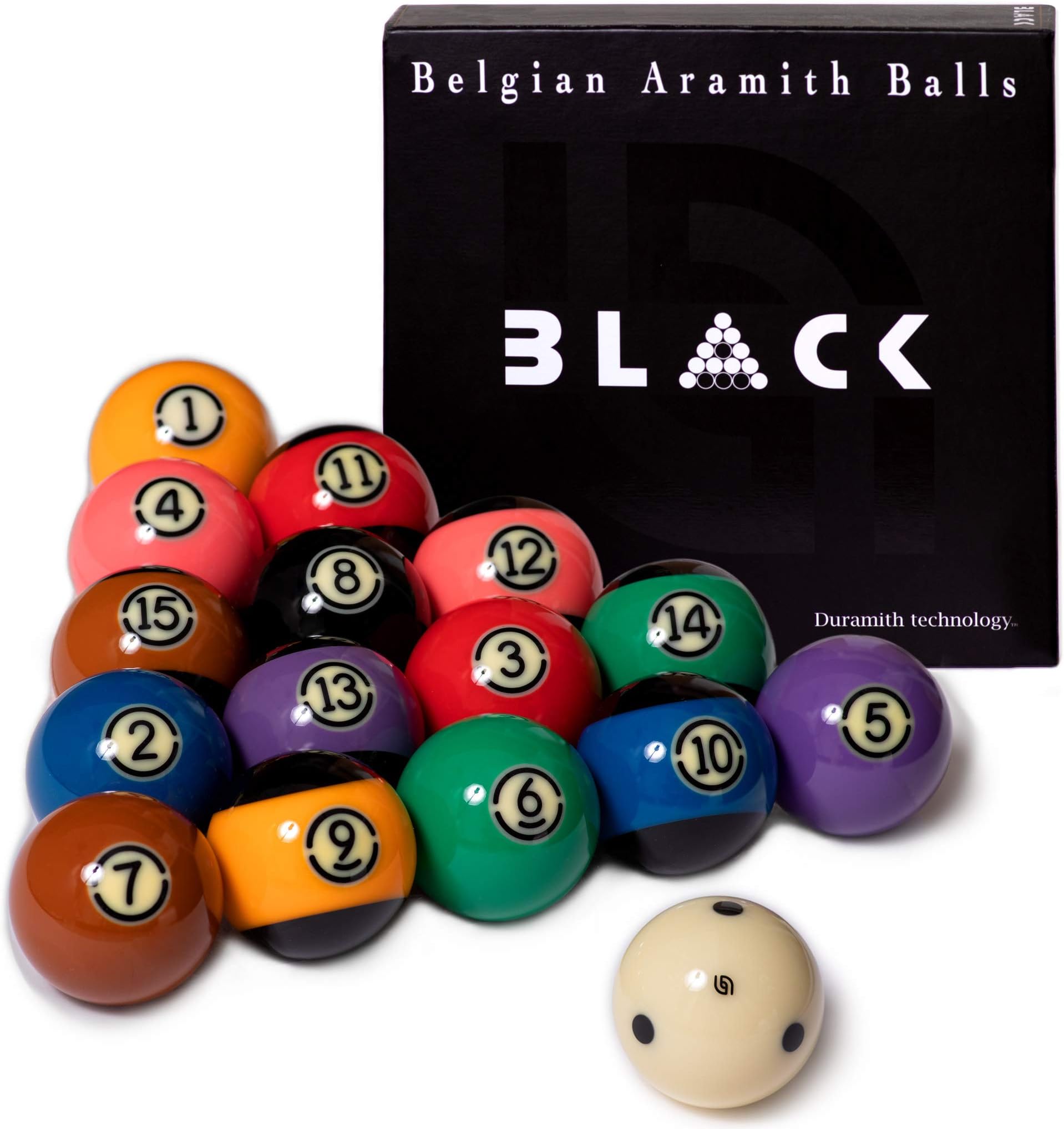 Amazon.com: Aramith Stone Billiard Pool Ball Set 2 1/4" Granite Look ...