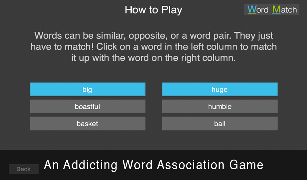 Word Match - A Fun and Addictive Word Association Game with No Ads ...