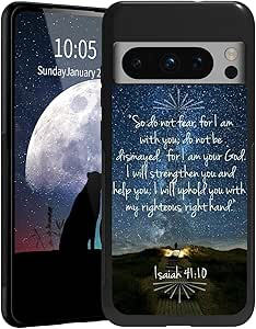 Amazon.com: FUYOCWE for Google Pixel 8 Pro Case Bible Verse Isaiah 41: ...