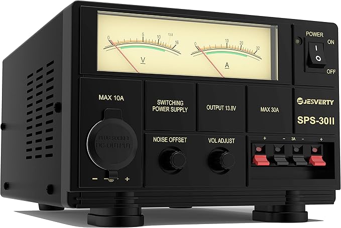 Universal Compact Bench Power Supply- 30 Amp Regulated Home Lab ...