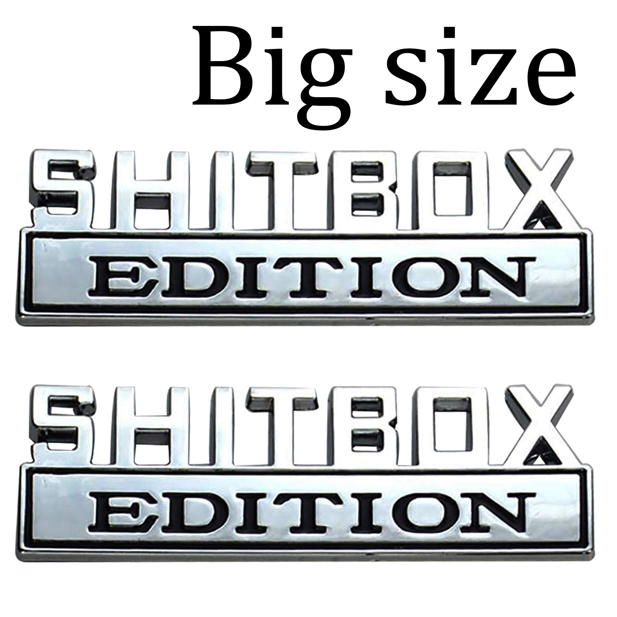 Auto Safety Shitbox Edition Emblem 3d Fender Badge Decal Car ...