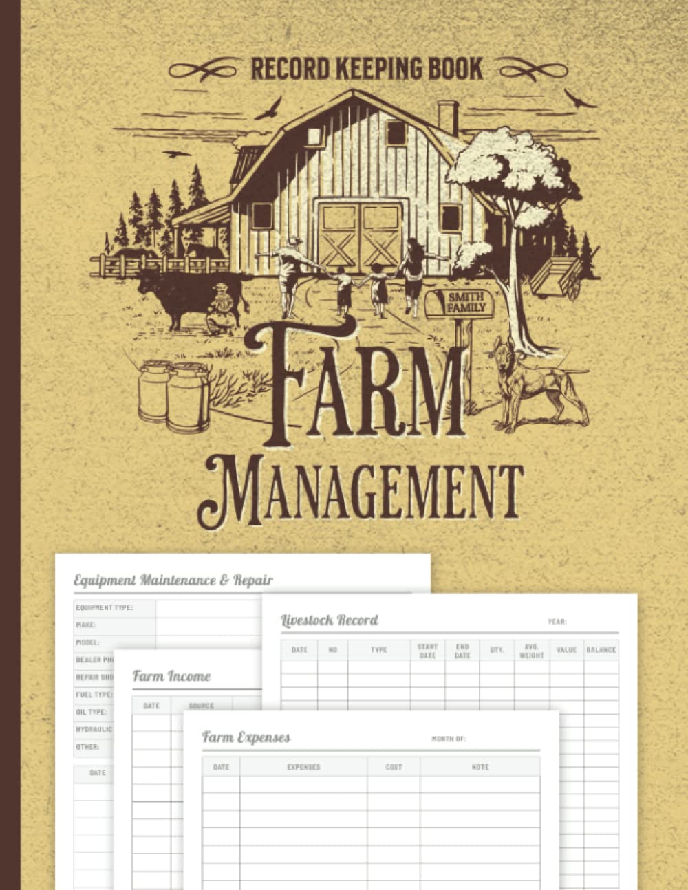 Farm Management Record Keeping Book: The Ultimate Farm Maintenance Log ...