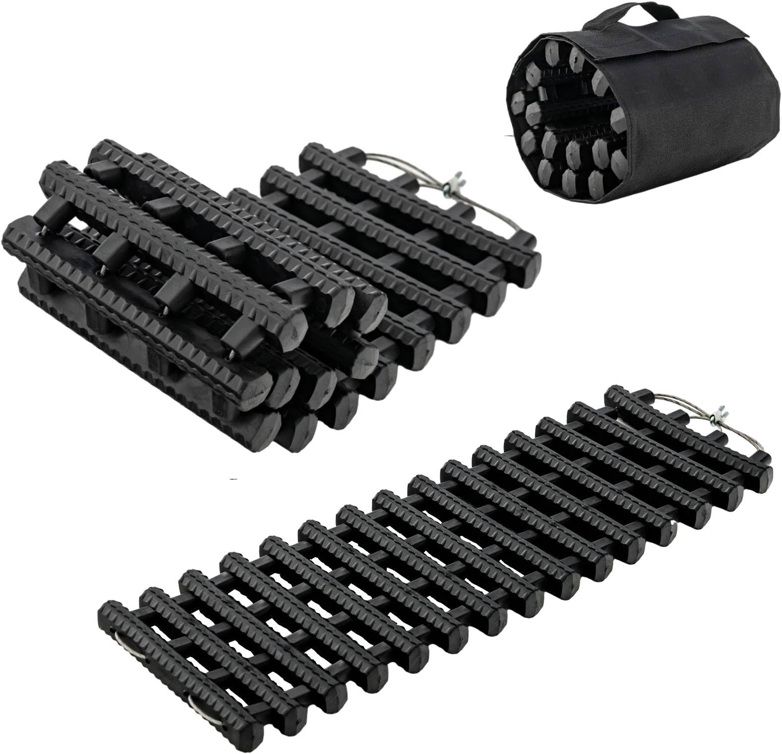Car Tracks Mud Snow Traction Grip Sand Tyre Pair Wheel Ice Van Tredlox ...