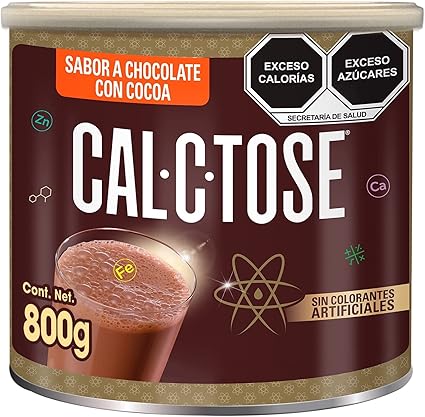 Cal-C-Tose, Sabor Chocolate, Lata 800 g : Amazon.com.mx: Alimentos y ...