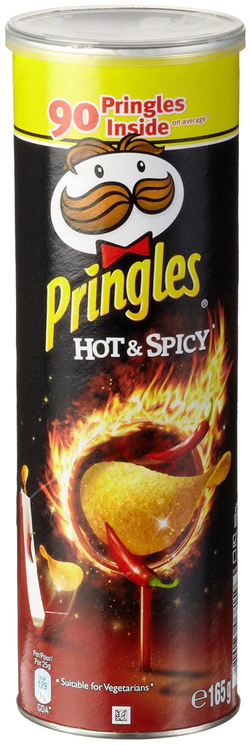 Pringles Hot & Spicy, 3er Pack (3 x 165 g Dose) : Amazon.de ...