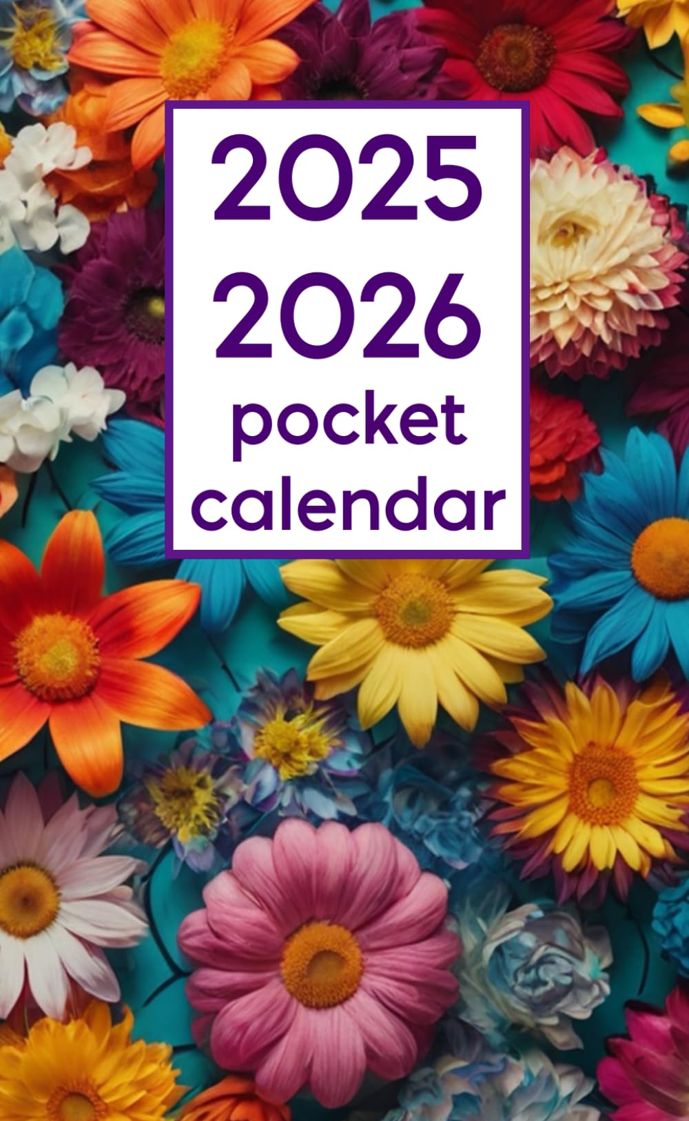 Amazon.com: Pocket Calendar 2025-2026: Small Size | 2 Year | Monthly ...