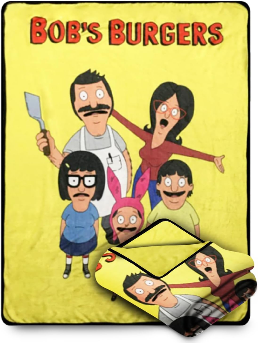 Amazon.com: Surreal Entertainment Bob's Burgers Louise Throw Blanket ...