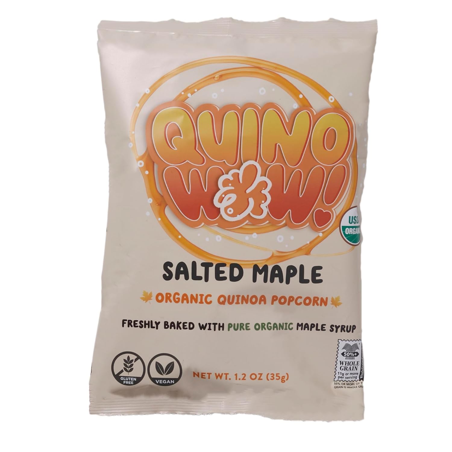 Amazon.com: QuinoWow!-Organic Maple Quinoa Popcorn | Oven-Baked ...