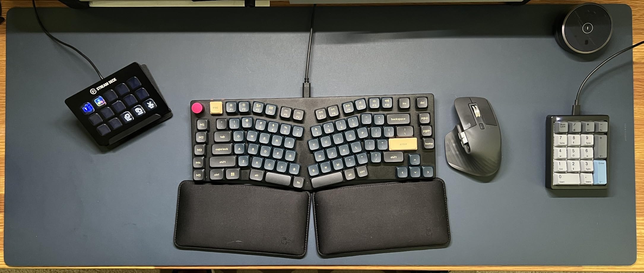 Amazon.com: Kisnt Mechanical Number Pad, Hot Swappable Numpad Wired USB ...