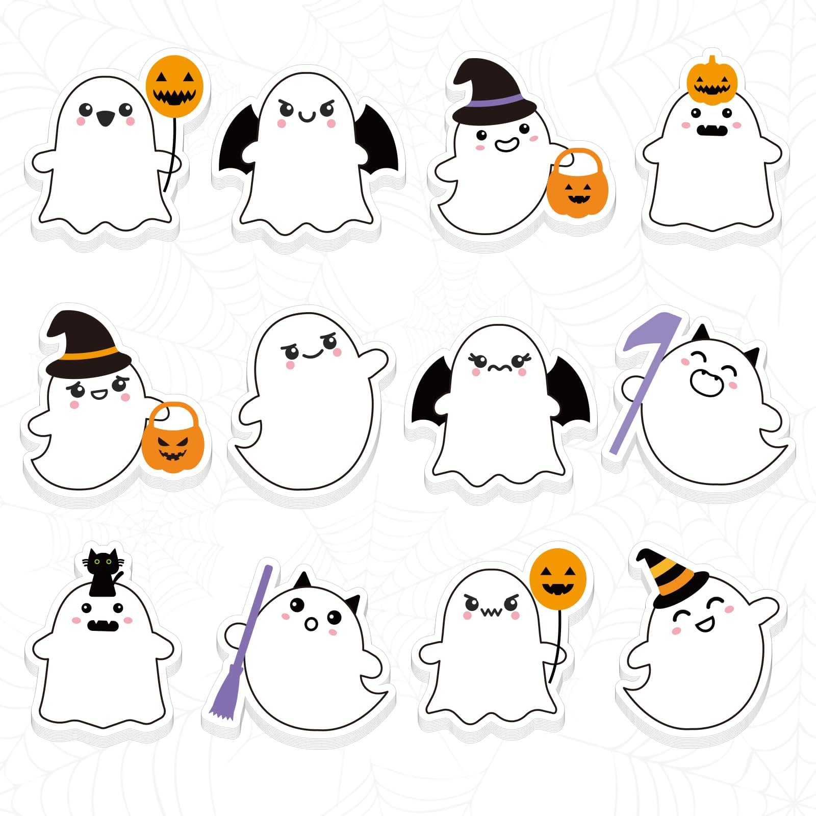 Amazon.com : 30 Pack Halloween Sticky Notes - 600 Sheets Spooky ...