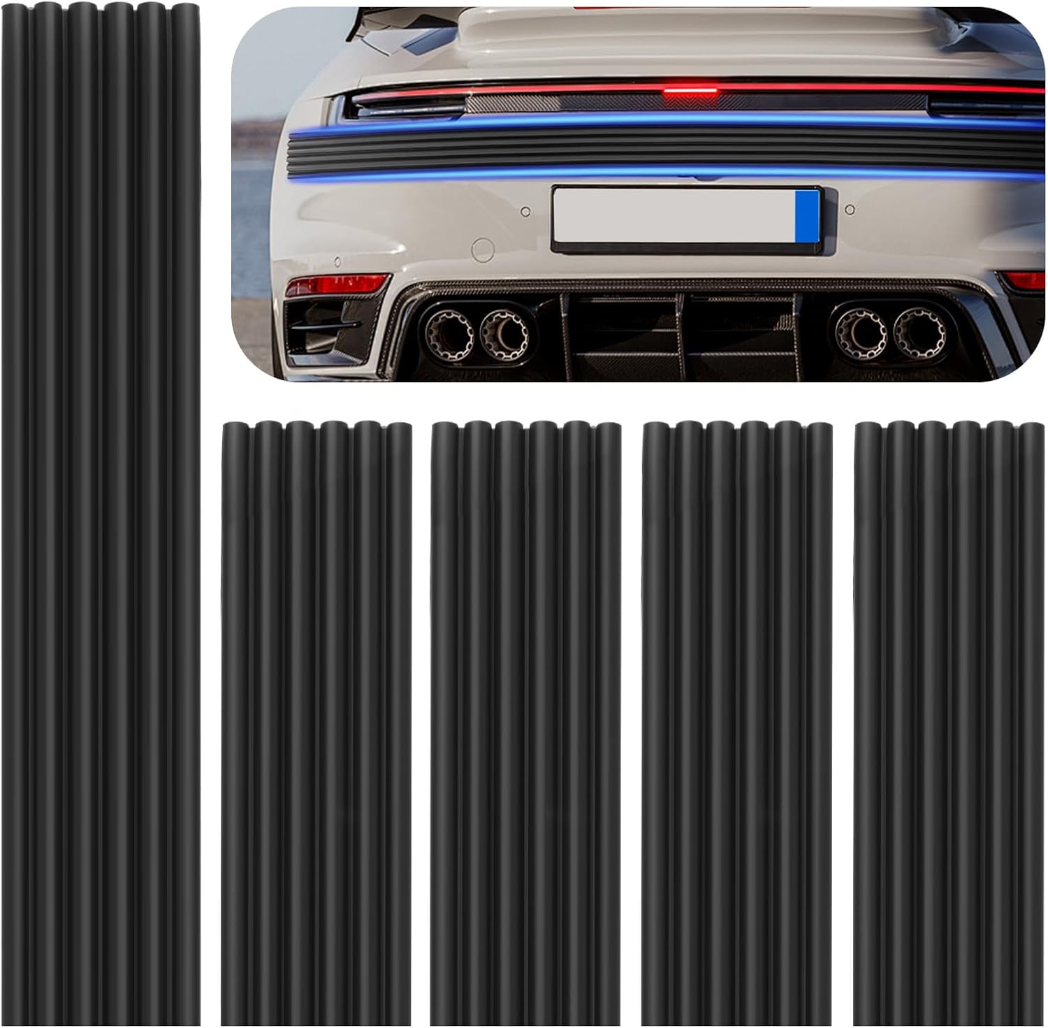 Bumper Guards for Cars,5-Pack Anti-Collision Car Bumper Protector with ...