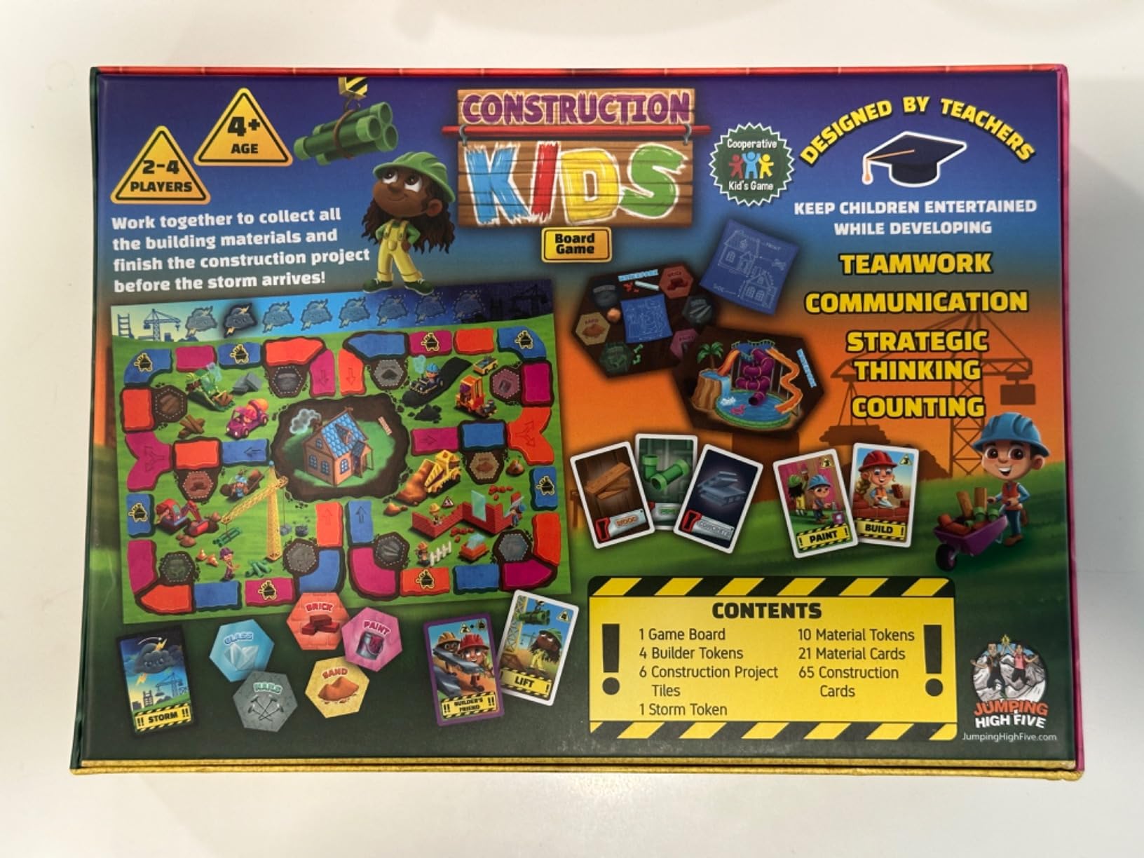 Amazon.com: New! JH5 Construction Kids Board Game! an Exciting ...