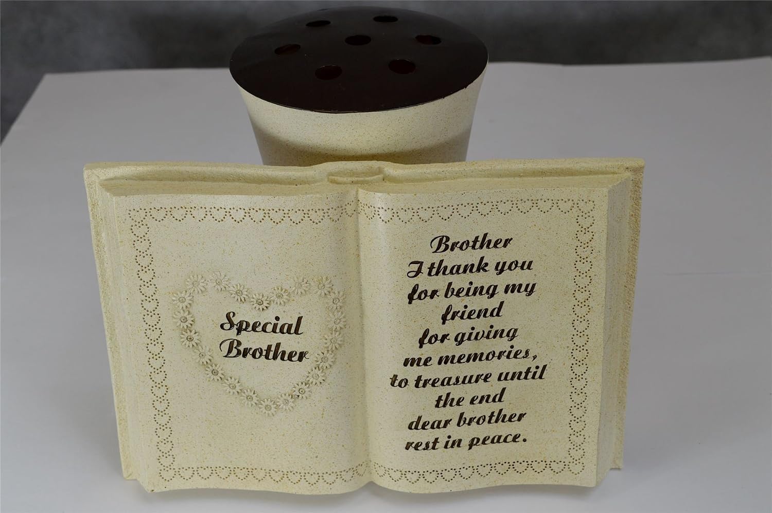 Brother Memorial Stone - Book & Vase - "Special Brother" : Amazon.co.uk ...