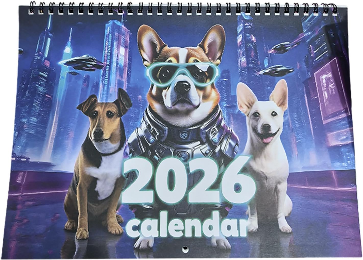 Amazon.com: Dog Calendar 2026 Wall, 12-Month Tech Planning Funny Animal ...
