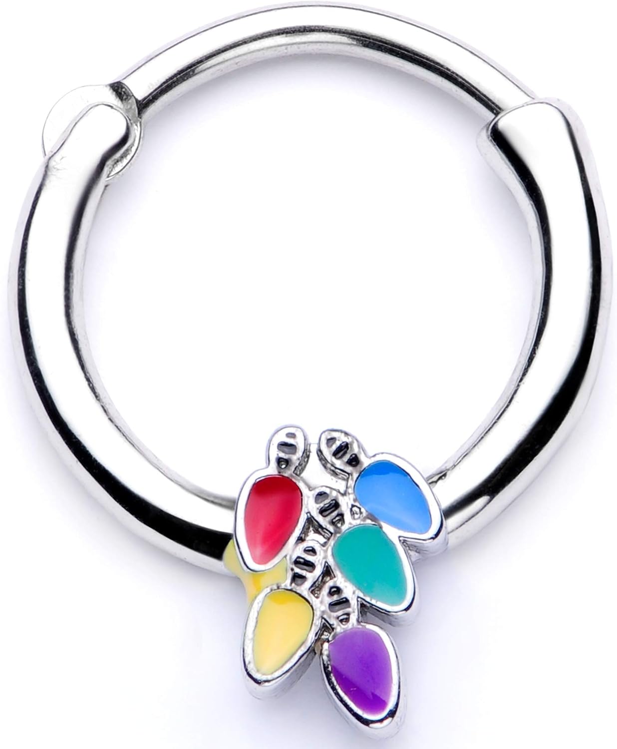 Amazon.com: Body Candy Winter Holiday Womens 16G 316L Steel Septum ...
