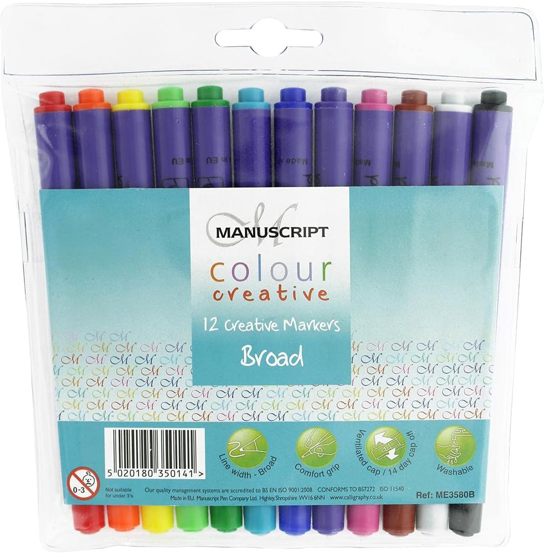 Amazon.com: ShinHan Art Touch Twin Tip Marker Set, Fine and Broad Nib ...