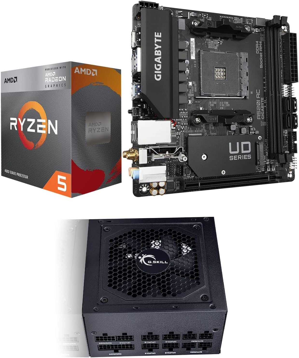 AMD Ryzen 5 4600G Desktop Processor with Wraith Stealth Cooler Bundle ...