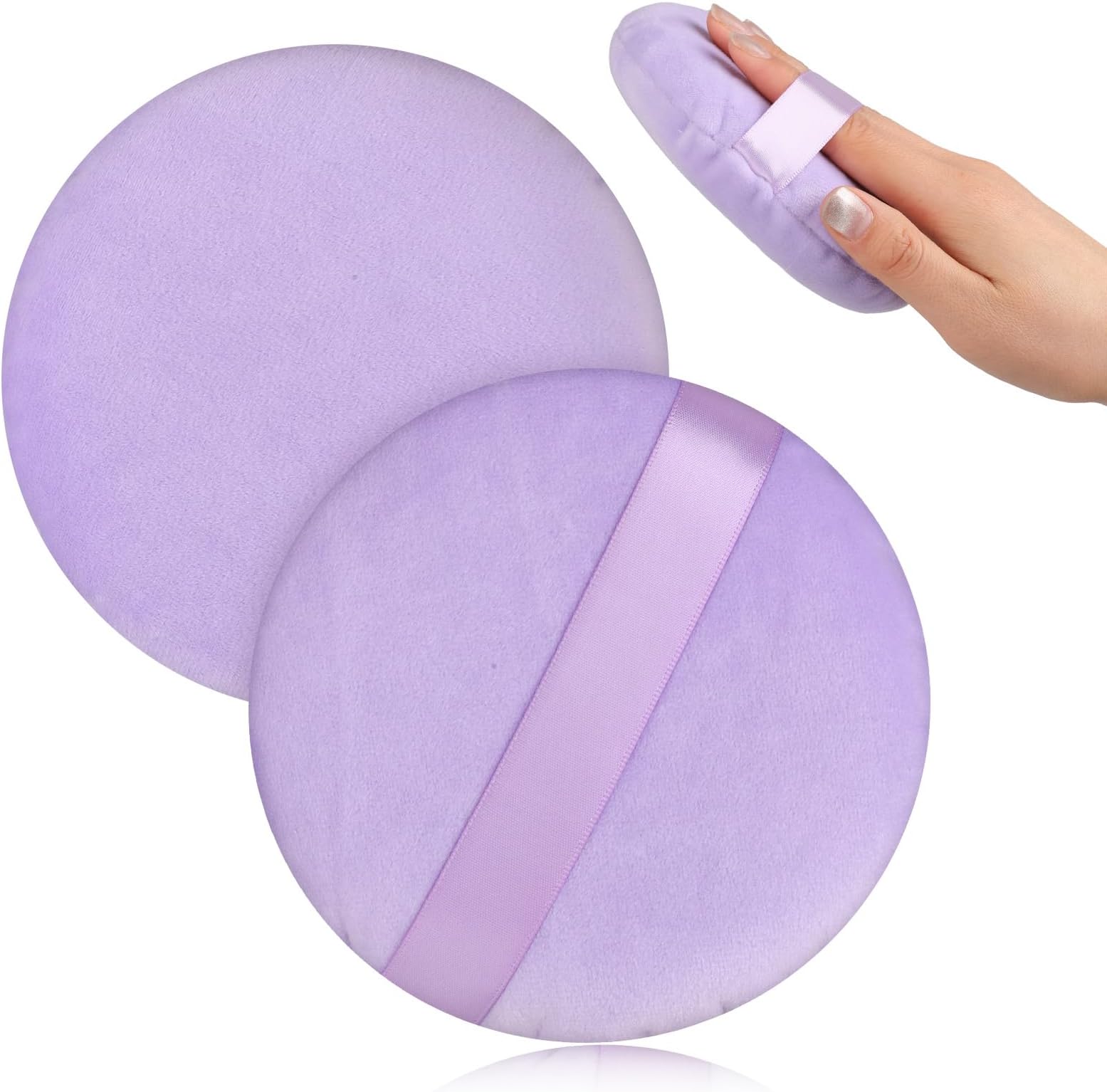 Amazon.com: COSHINE Extra Large Body Powder Puff Dish, Powder Puff ...