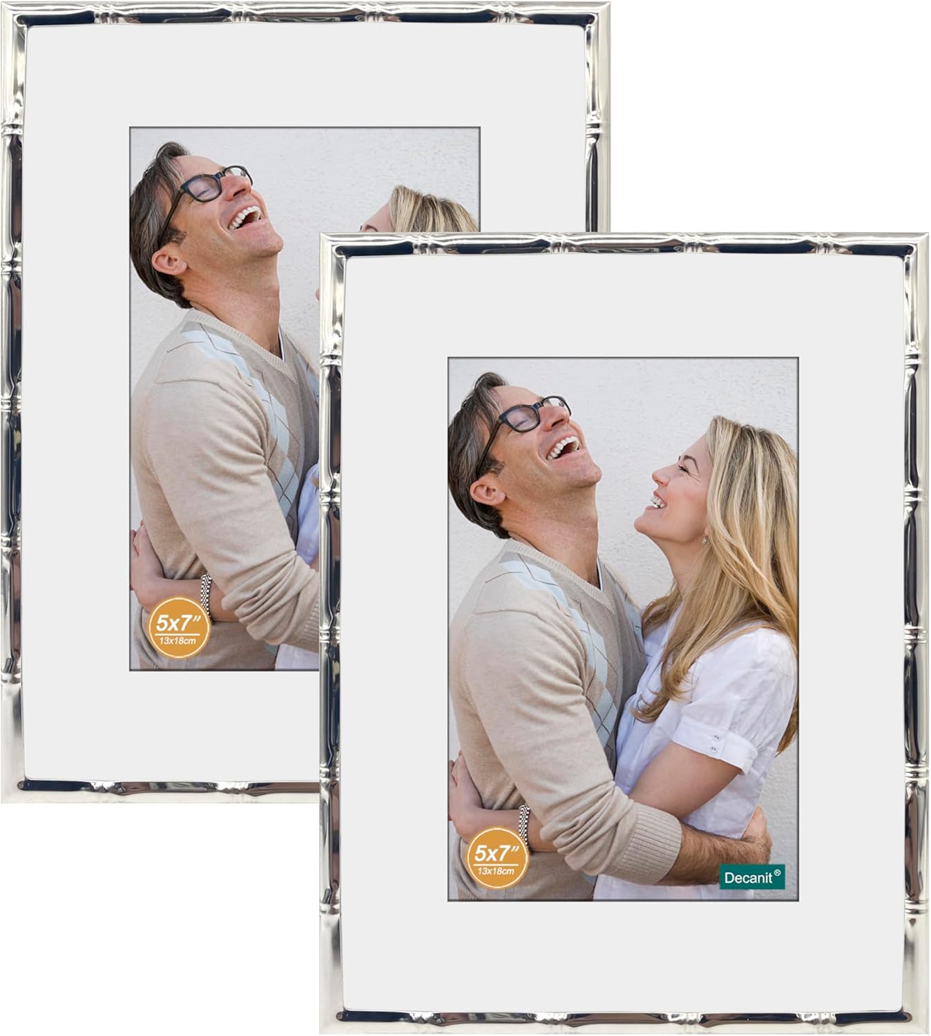 Amazon.com - DECANIT 8x10 Picture Frames Metal,Thin Profile Photo Frame ...