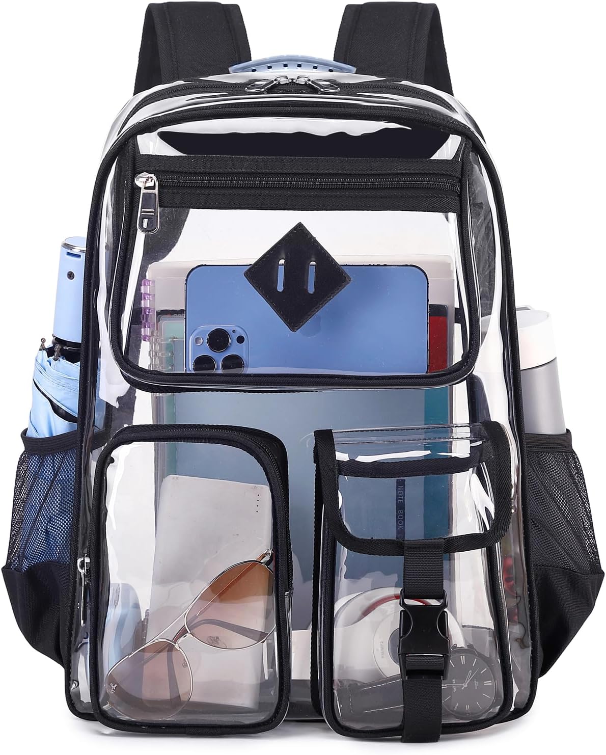 Amazon.com | abshoo Large Clear Backpack For Girls Women School Bookbag ...