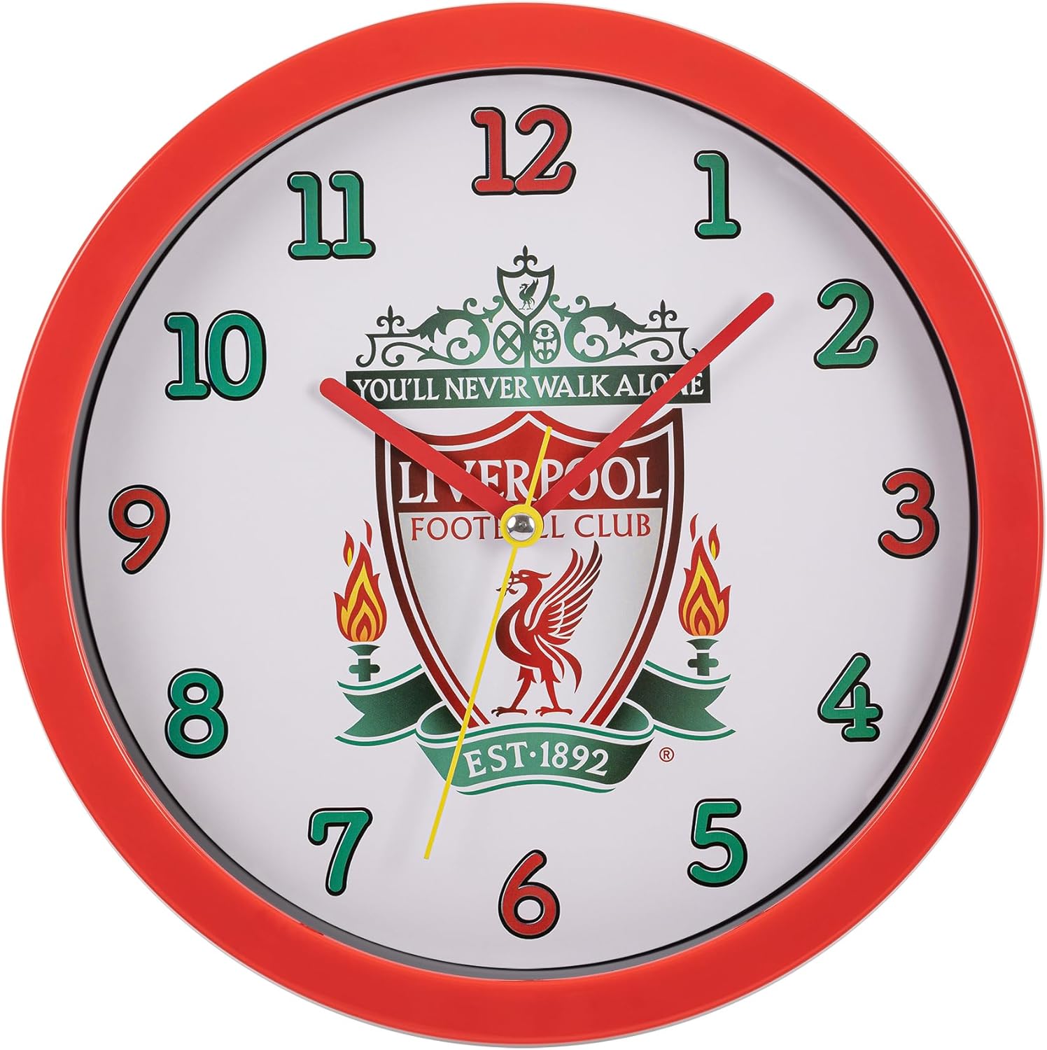 Liverpool F.C. Wall Clock, Multicoloured, One Size : Amazon.co.uk: Home ...
