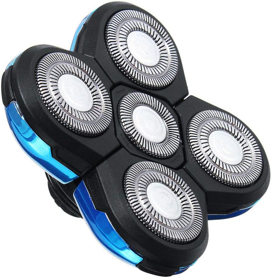 Amazon.com: 5 Head Shaver Replacement Blades for Electric Razor - Bald ...