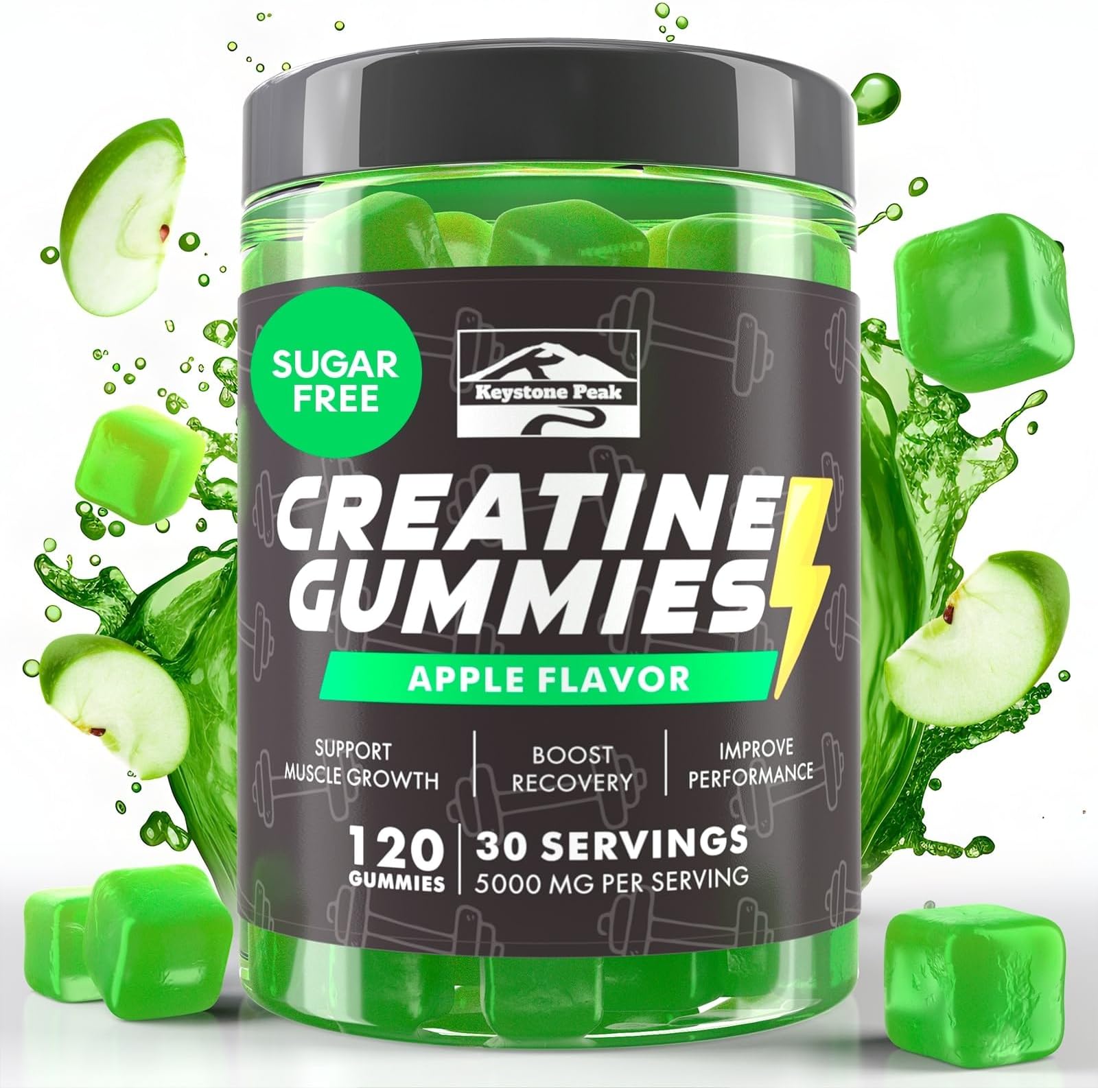 Amazon.com: HEADTOBODY Vegan Creatine Gummies - Non-Melting 1000mg ...