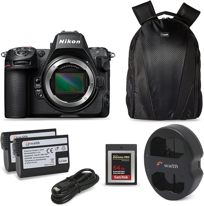 Amazon.com : Nikon Z8 Professional Full-Frame Mirrorless Camera Bundle ...