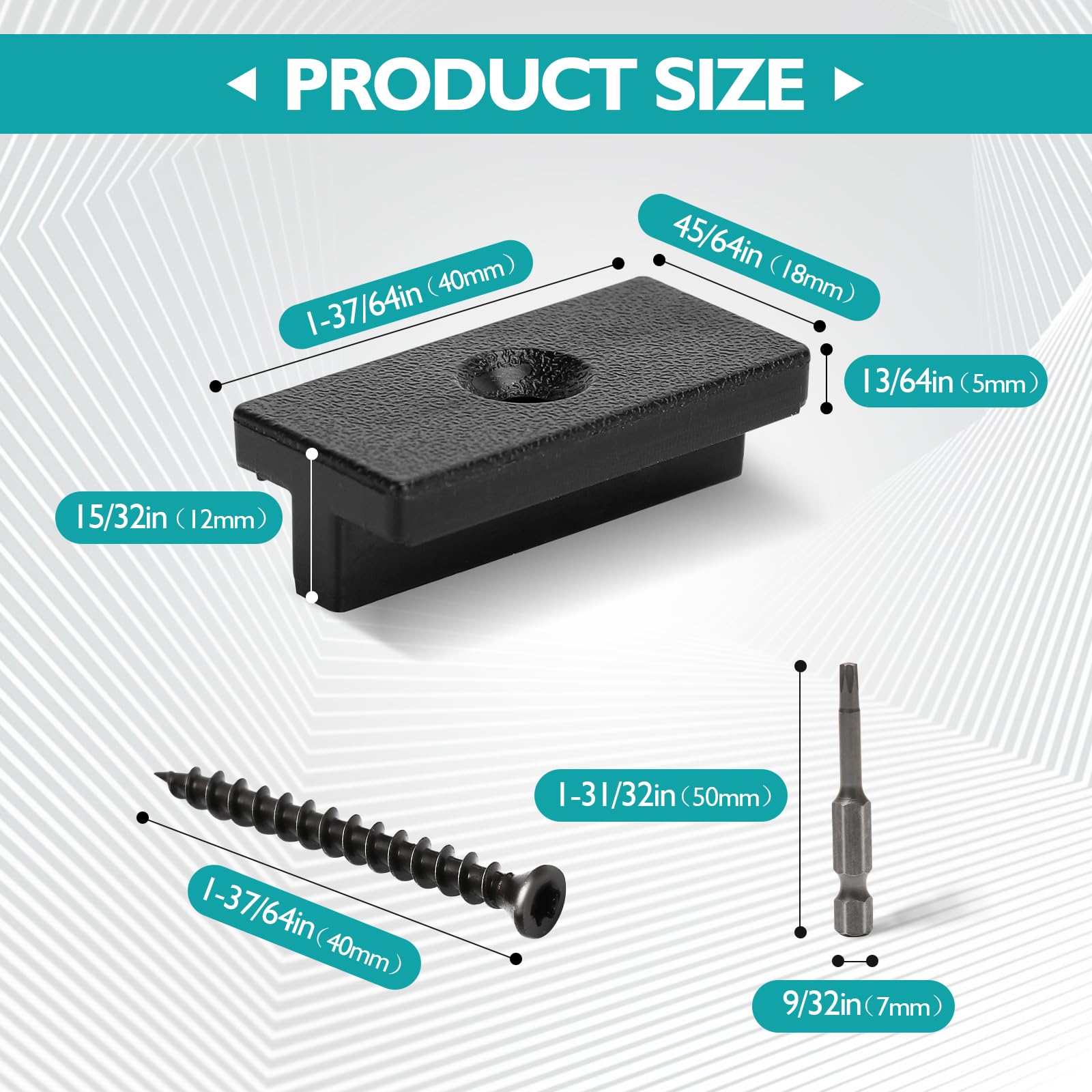 Snapklik.com : LukLoy Hidden Deck Fasteners For Composite Decking Board ...