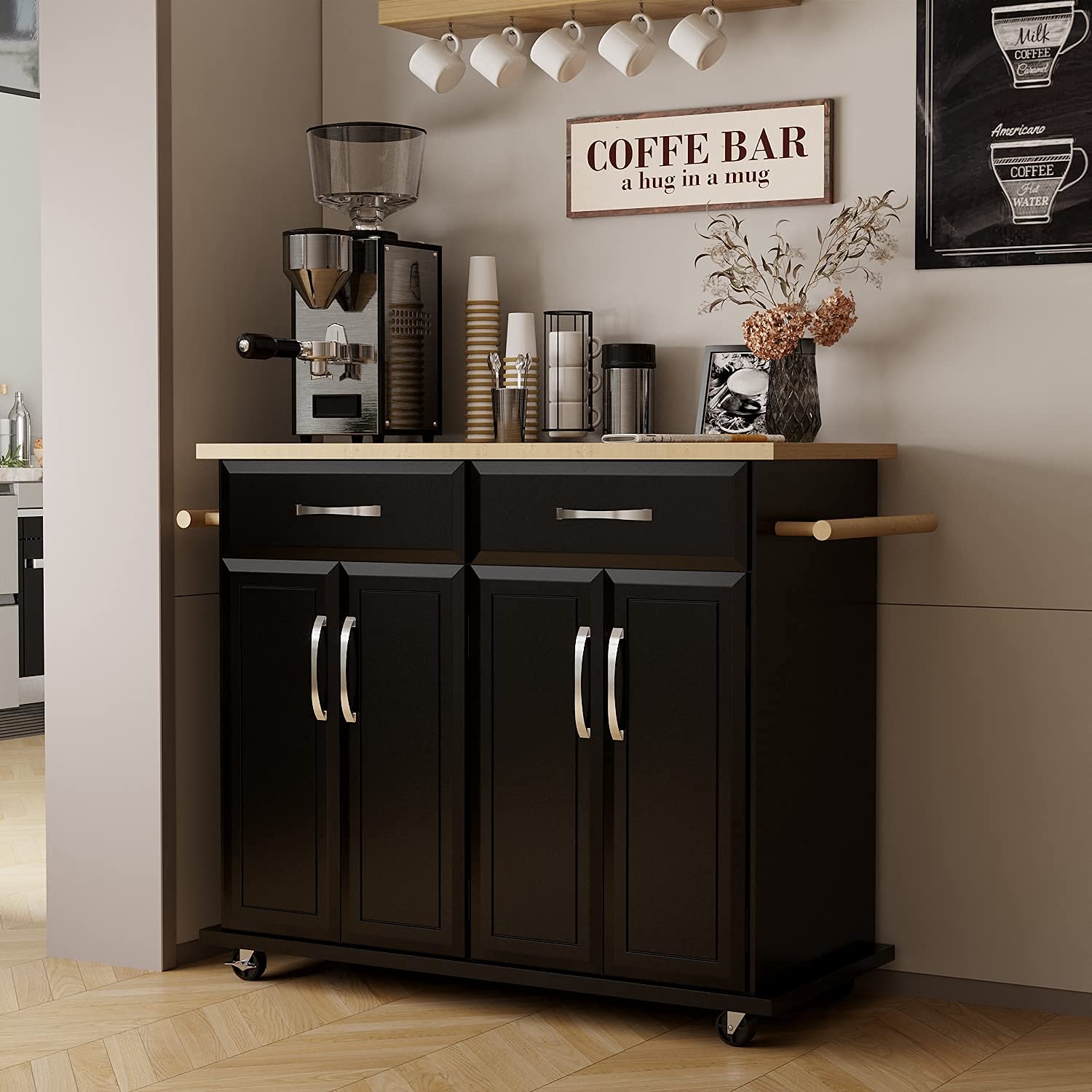 Buy 4 EVER WINNER Coffee Bar Cabinet Framhouse Bar Cabinet Modern buy-4-ever-winner-coffee-bar-cabinet-framhouse-bar-cabinet-modern