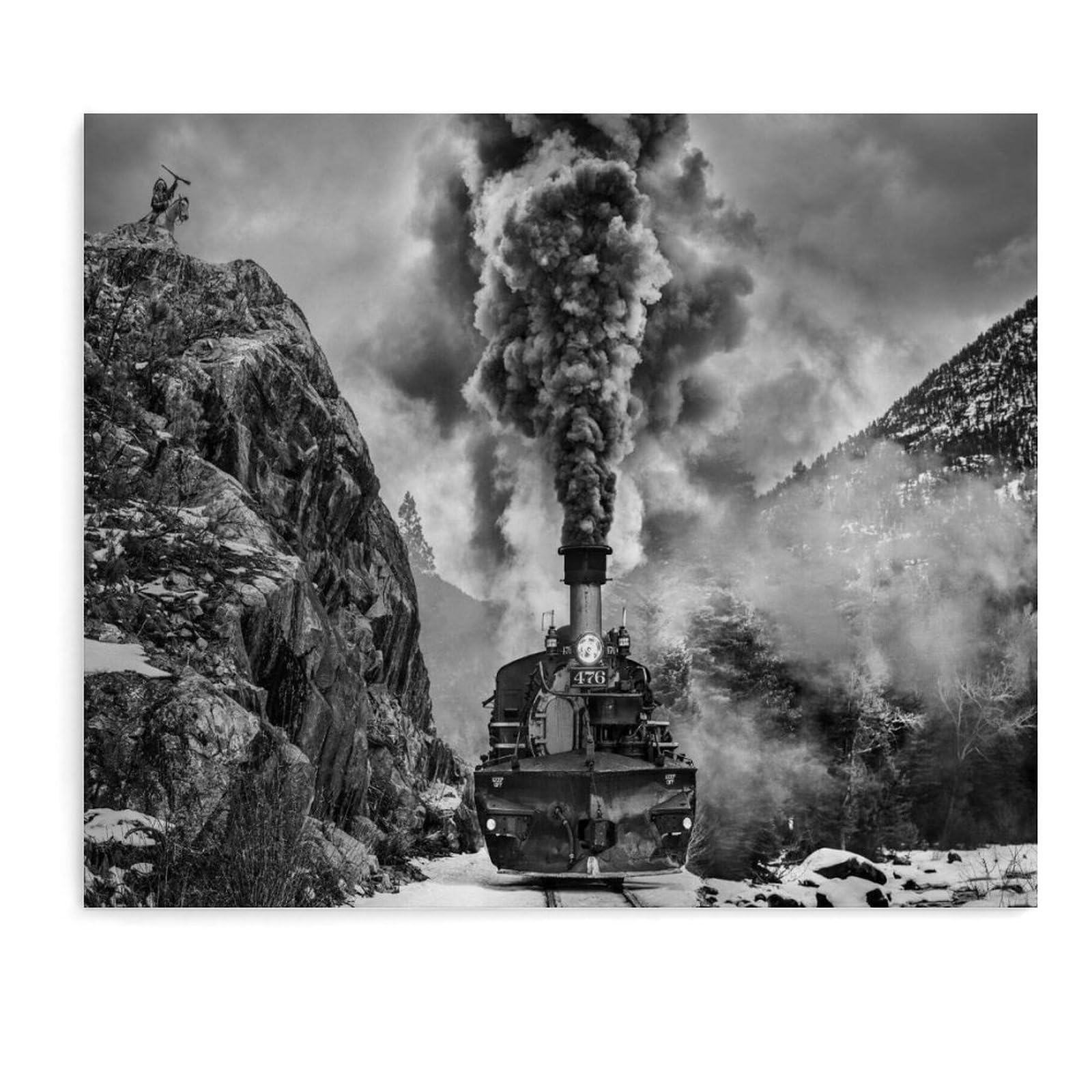 Amazon.com: David Yarrow Art Photography Black And White Poster (6 ...