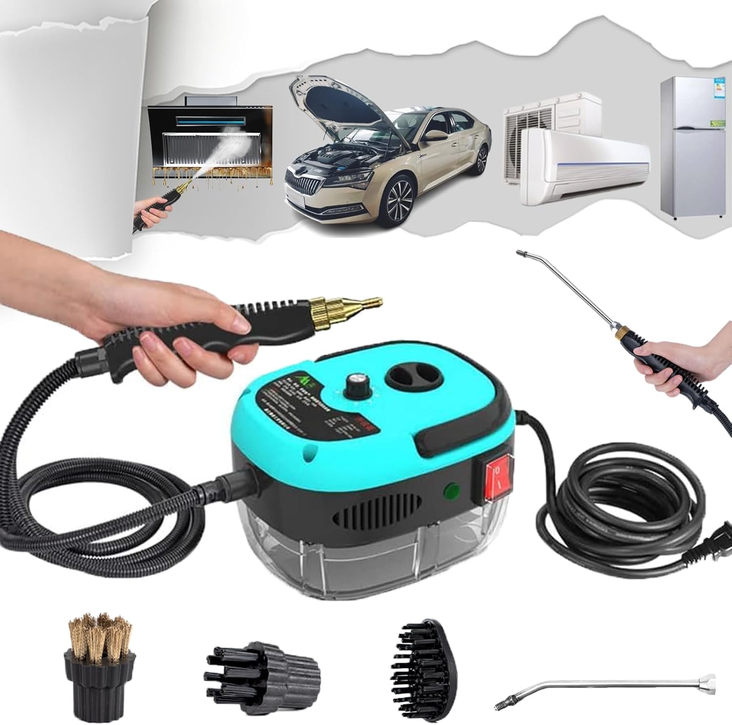 Amazon.com - Car Steam Cleaner, Car Steam Cleaner 2500w High-Temp ...