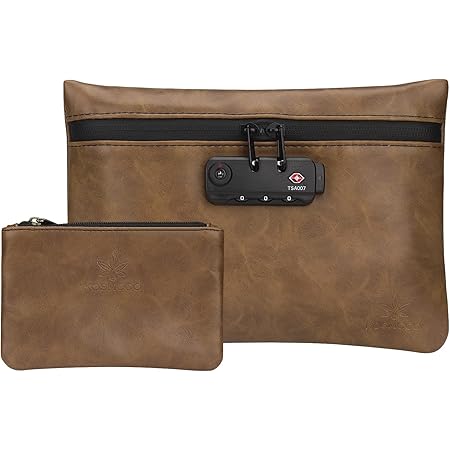 Amazon.com : 2 Pack Money Bag with Lock and Key Locking Pouch Cash Bag ...