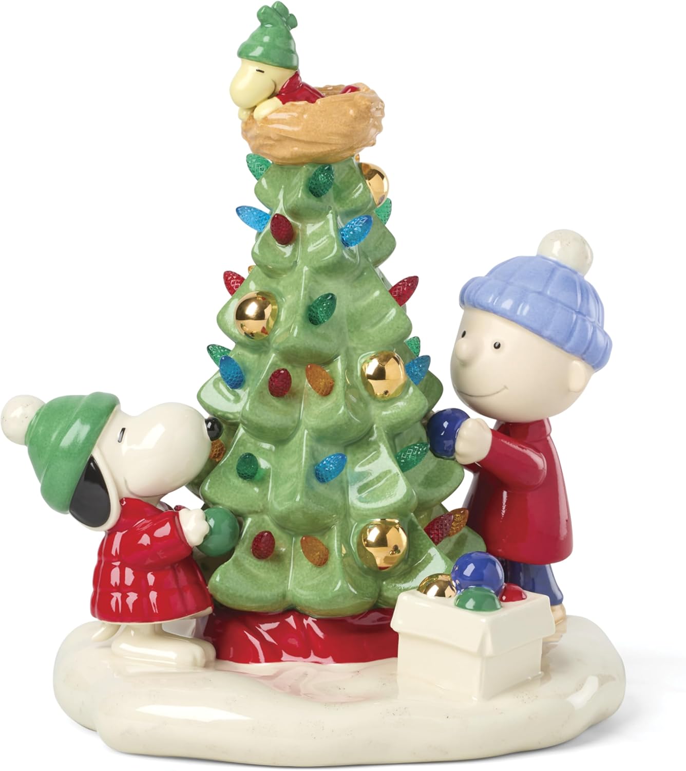 Amazon.com: Lenox 897746 Peanuts Christmas Lit Figurine : Home & Kitchen
