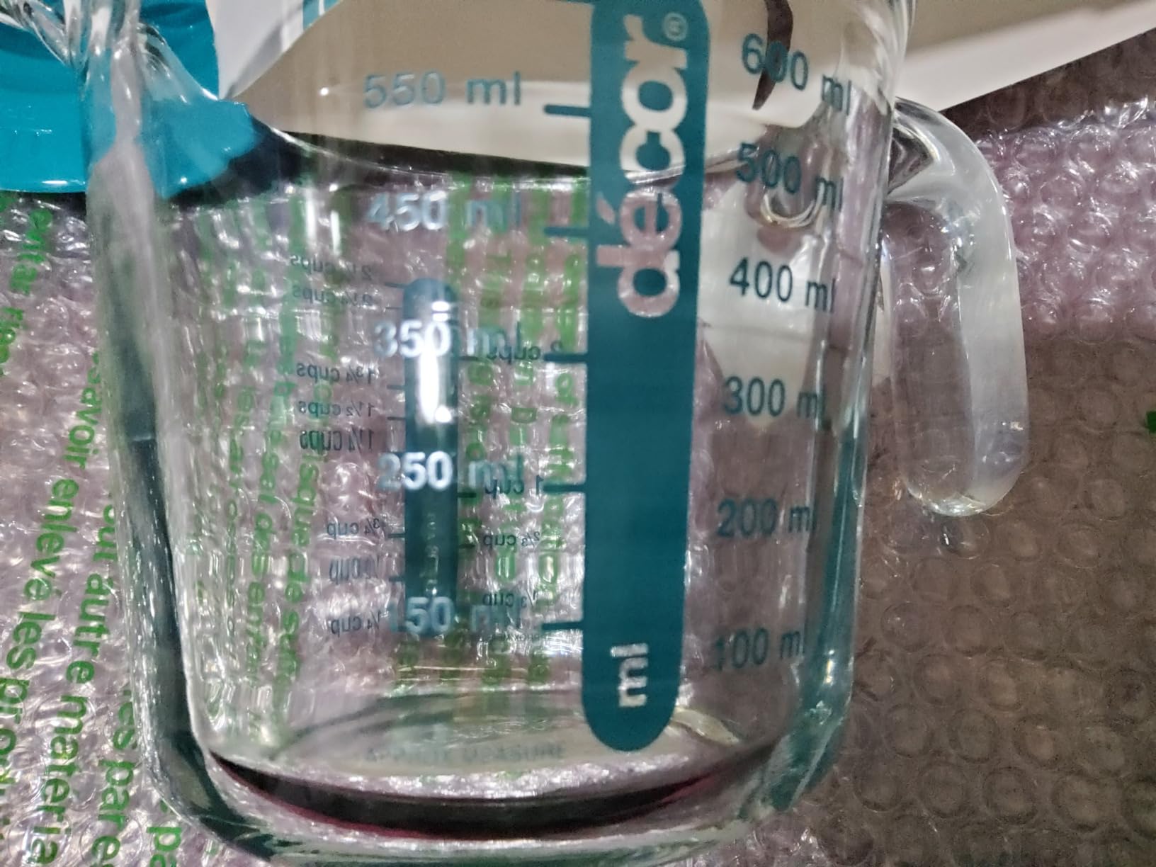 Decor Cook Glass Measuring Jug with Lid, 650mL, Clear: Jugs: Amazon.com.au