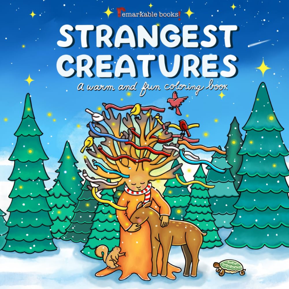 Amazon.com: Strangest Creatures: Coloring Book For Adults and Teens ...