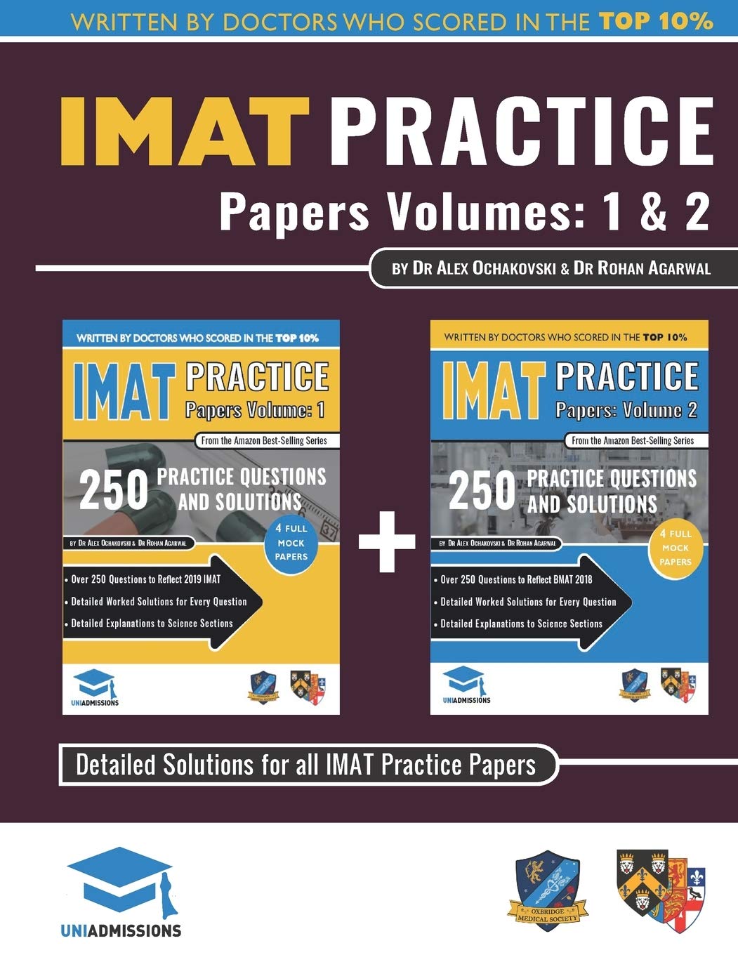 Amazon | IMAT Practice Papers Volumes One & Two: 8 Full Papers with ...