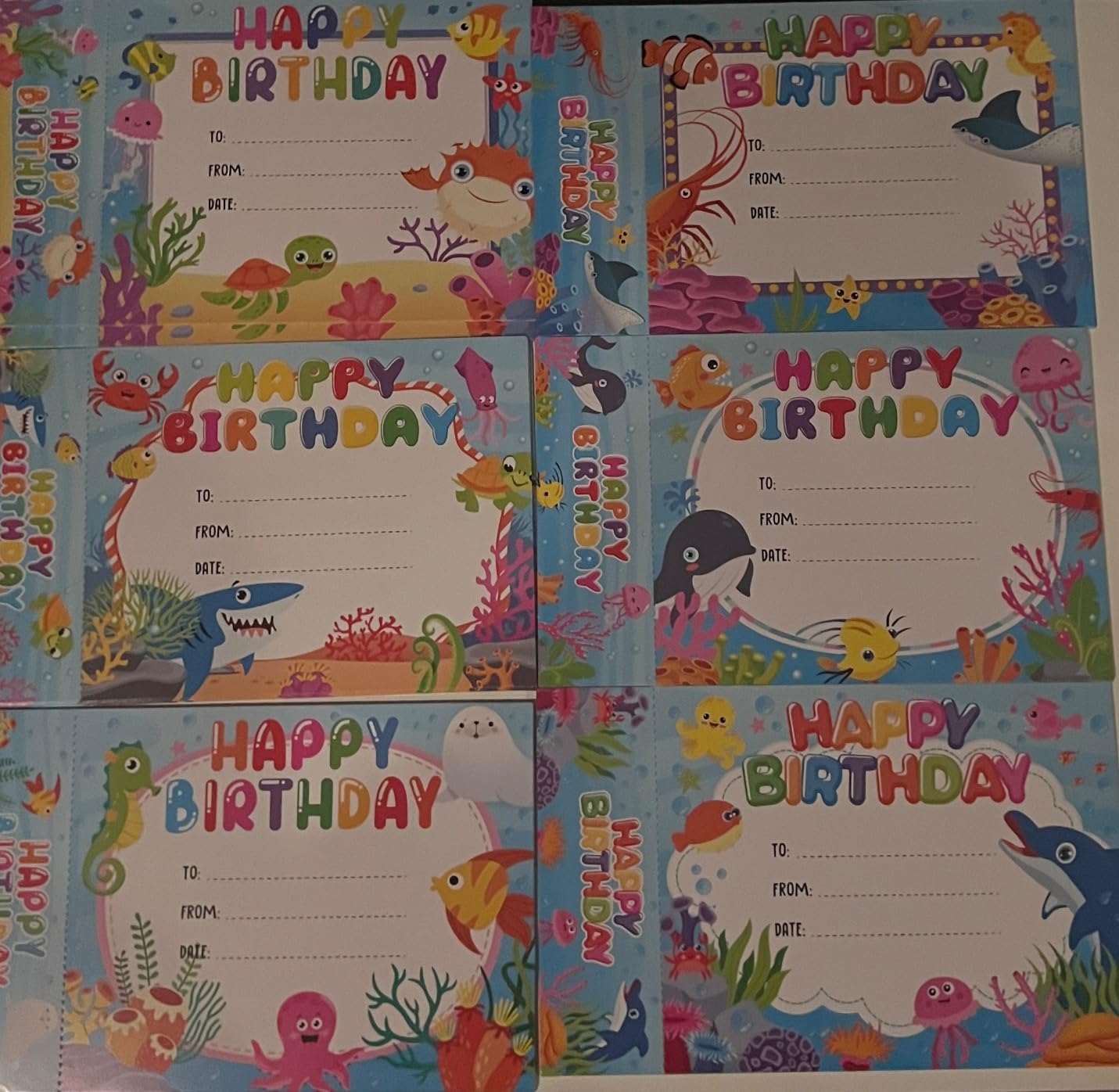 Amazon.com : Tisancy 72 Pcs Chalkboard Birthday Certificates Happy ...